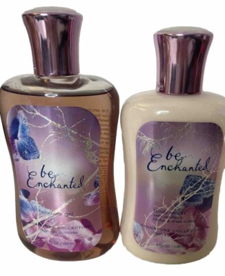 Rare Bath & Body Works Be Enchanted Shower Gel 10 Oz Body Lotion 8 Fl ...