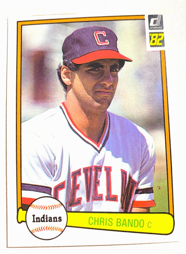 1982 DONRUSS CHRIS BANDO BASEBALL CARD INDIANS # 551 | eBay