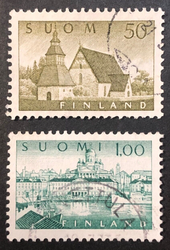1963 Finland Lammi Church / Helsinki Habour | eBay