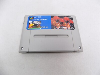 Like New Nintendo Super Famicom SNES Cart Pro Football SHVC-FB Japan ...