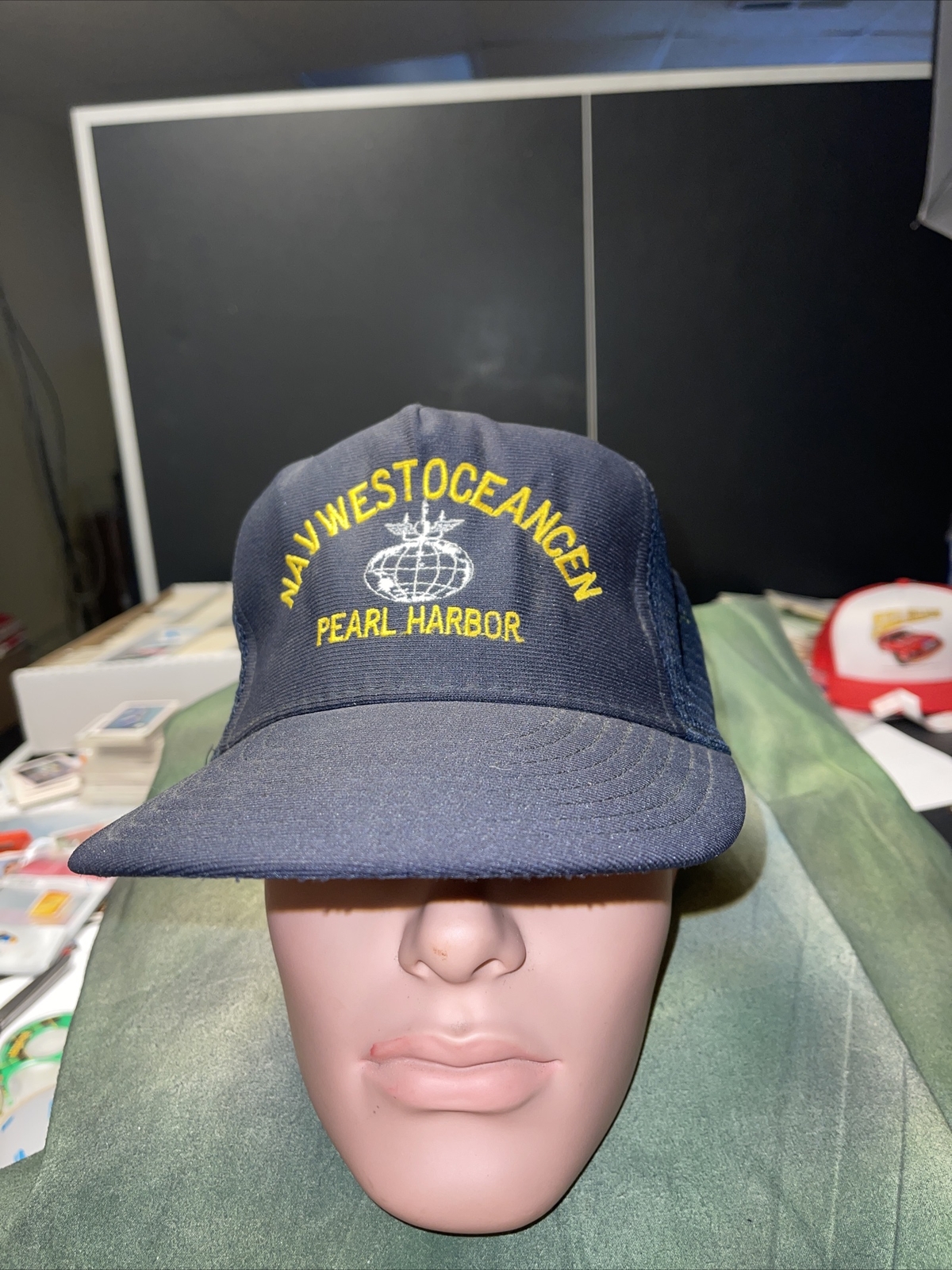 Vintage 1970s Navwestoceancen Pearl Harbor US Navy snapback cap | eBay