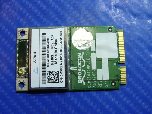 Dell Alienware 15.6" M15x Original Laptop Wireless Bluetooth Card M960G ...