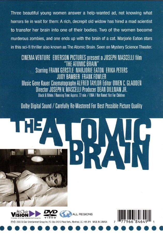 The Atomic Brain (DVD, 2004) for sale online | eBay