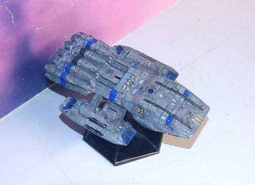 BATTLESTAR COLONIAL MAMMOTH-class BATTLESTAR 4" RESIN MINIATURE ...