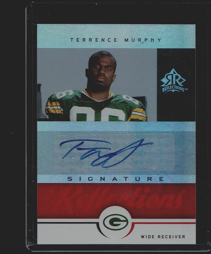 Terrence Murphy (Packers) 2005 UD Signature Reflections RC Autograph SR ...