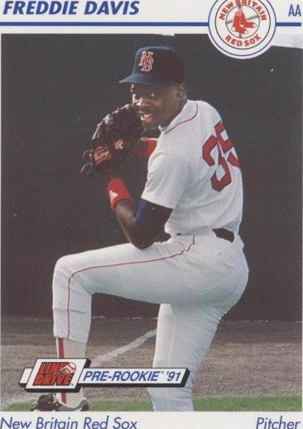 1991 Line Drive Pre-Rookie - AA Freddie Davis #454 (RC) for sale online ...