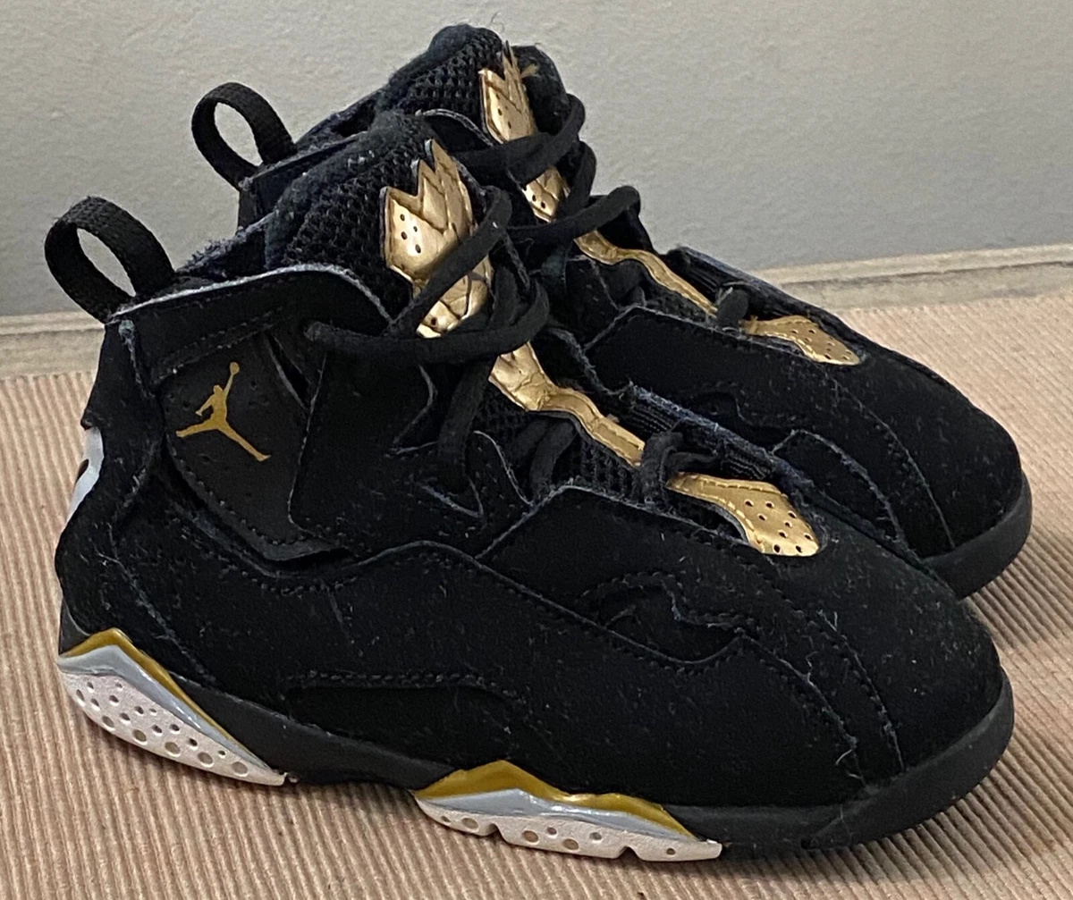 Jordans 7 Black And Gold