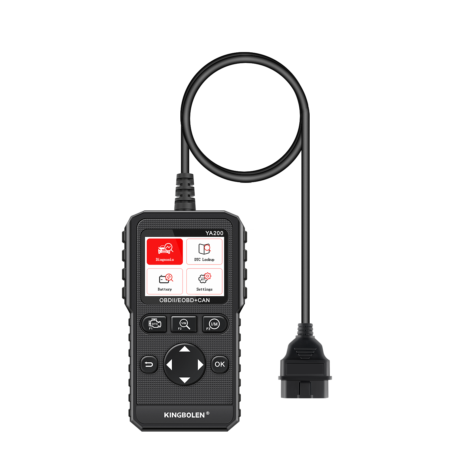 Kingbolen YA200 Car OBD2 Fault Code Reader Diagnostic Scanner Tool ...