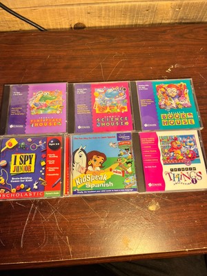 Edmark Educational CD ROM 90s School Time And Place House Book House I ...