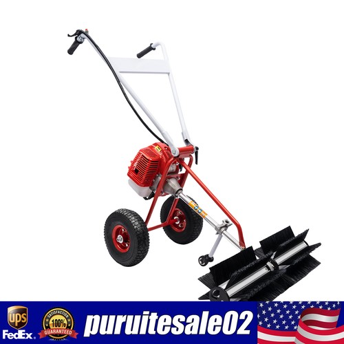 Portable Artificial Grass Brush Power Broom Handheld Turf Lawn Sweeper ...