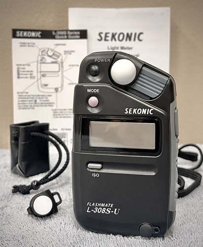 Sekonic Flashmate L-308S-U Light Meter — SUPER CLEAN flash meter ...