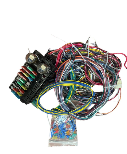 21 Circuit Wiring Harness GM Chevy Mopar Ford Hot Street Rods T Bucket ...