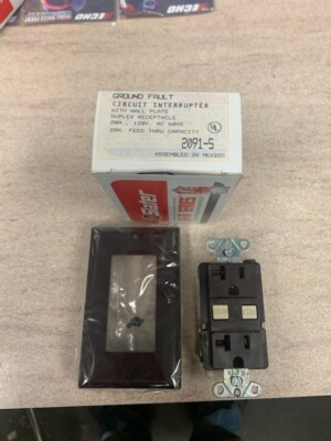 SLATER 20AMP 120 VAC 60HZ RECEPTACLES 2PK | eBay