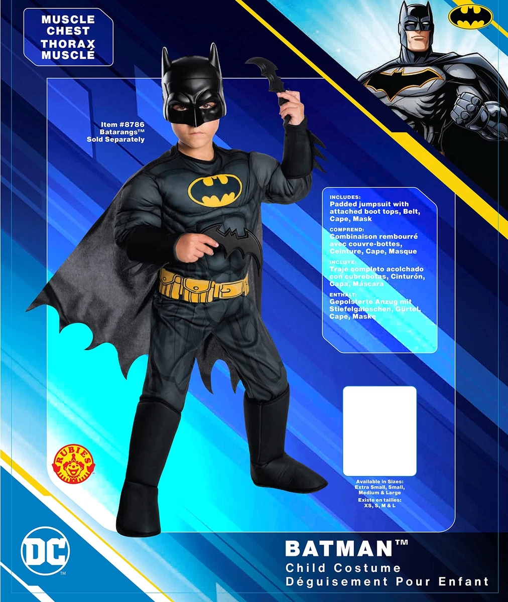 Batman Costume For Kids Blue