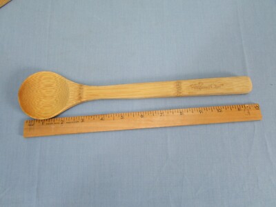Pampered Chef Wooden Bamboo Spoon Kitchen Utensil | eBay