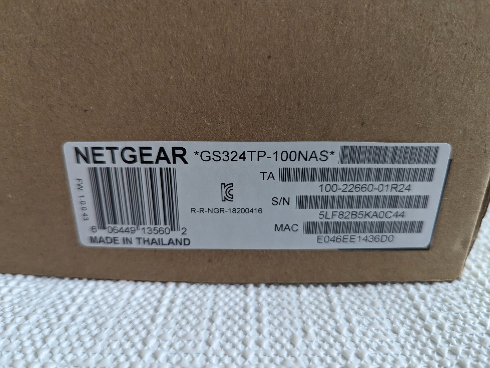 Netgear GS324TP-100NAS S350 Series 24-Ports Smart Managed Pro Switch ...