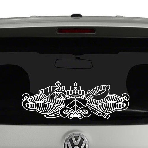 Navy Special Warfare Combatant Crewmen SWCC OLD Badge Vinyl Decal ...