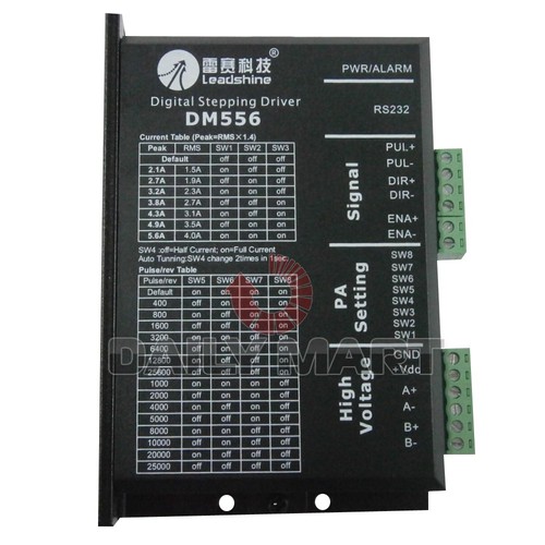 Leadshine DM556 2-Phase Digital Stepper Drive Driver 20 to 50 VDC/0.5 ...