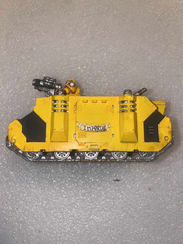 Imperial Fist Space Marine Rhino APC - Painted - Warhammer 40K | eBay