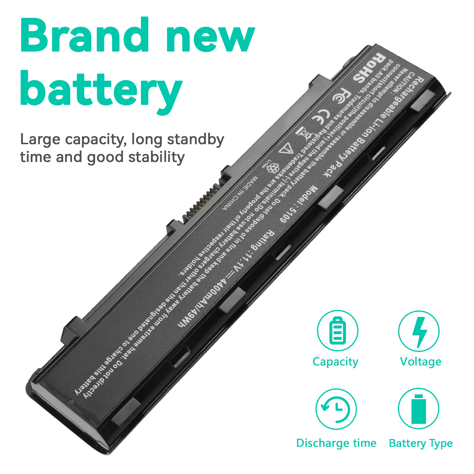 PA5024U-1BRS/PA5109U Battery For Toshiba Satellite C850 L850 L870 M800 ...
