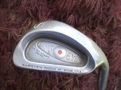 PING EYE 2 PLUS NO PLUS W SAND WEDGE - STAINLESS STEEL - CUSTOM 2* FLAT ...