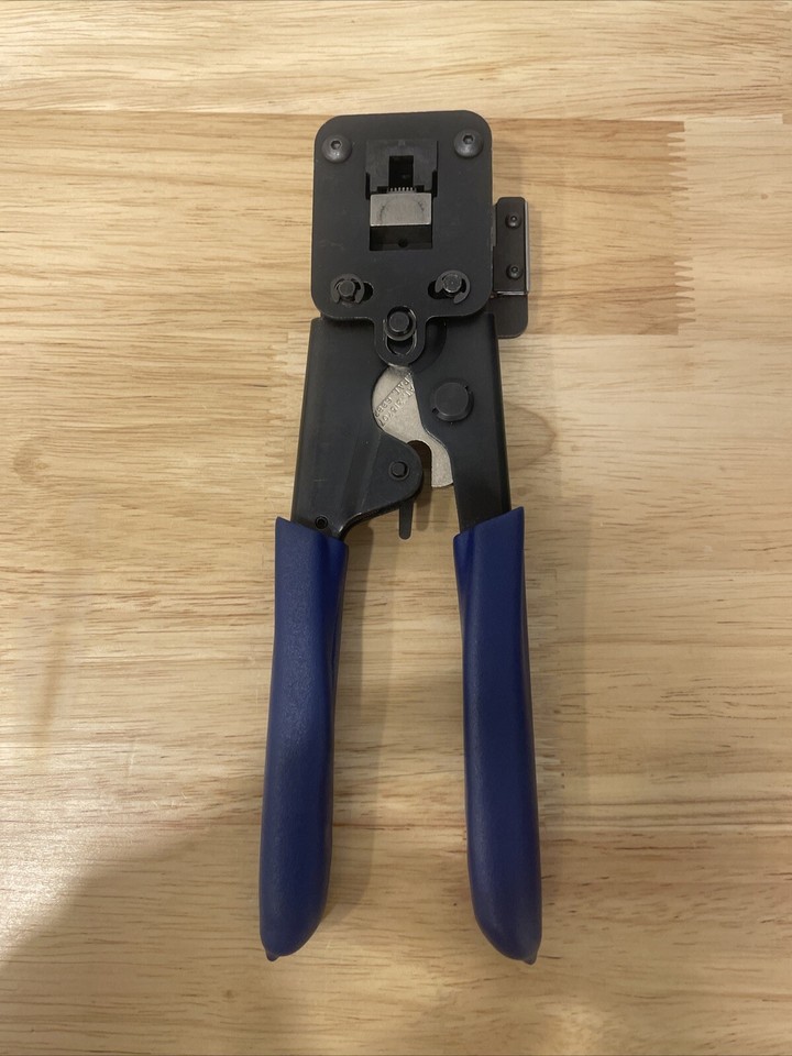 Siemon PT-908 Crimp Tool With Original Leather Case - Missing Too Screw ...