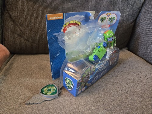 Paw Patrol Air Rescue ROCKY Pup Pack Figure With Badge Complete Set HTF ...