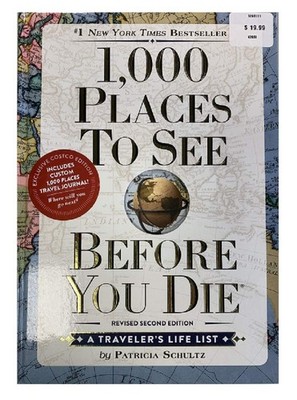 1000 Places to see before you die - Patricia Shultz - Acceptable - See ...