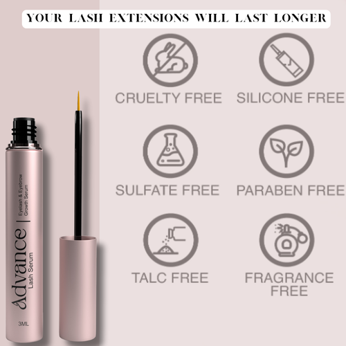 2 Pack Advance Lash Bond Eyelash Growth Serum Conditioner 100% Eyelash ...