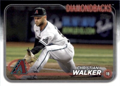 2024 Topps Series 1 Christian Walker Arizona Diamondbacks #63 Baseball ...