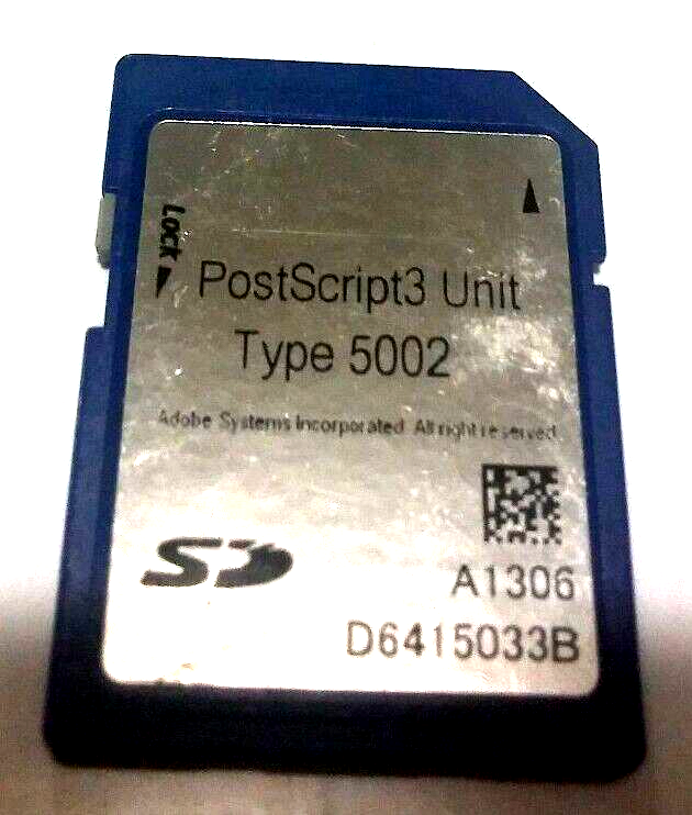 RICOH PostScript3 Unit Type 5002 For: MP5002, MP4002 GENUINE | eBay