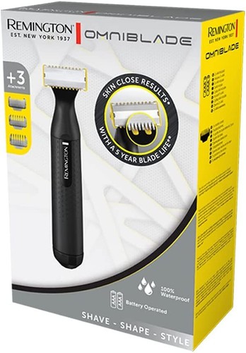 Remington Omniblade Hybrid Stubble Trimmer and Shaver Omni Blade, Black ...