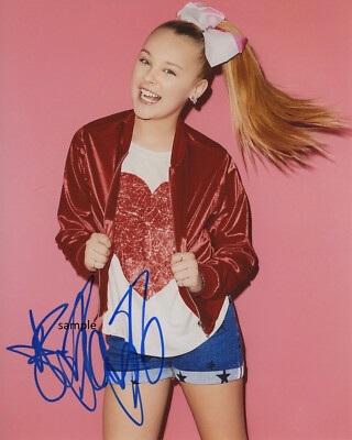 JOJO SIWA #2 REPRINT AUTOGRAPHED 8X10 PHOTO SIGNED CHRISTMAS MAN CAVE ...