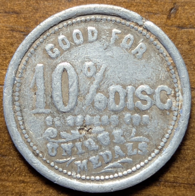 New York City Frederick Koch & Co. Religious Medals Etc. 10% Discount ...