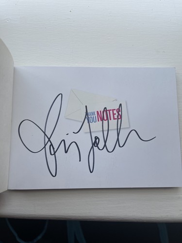 JIMMY FALLON SIGNED AUTOGRAPH "THANK YOU NOTES" BOOK - TONIGHT SHOW ...