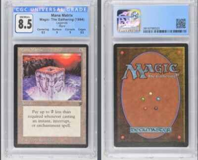 Mana Matrix Legends CGC 8.5 MTG Magic | eBay