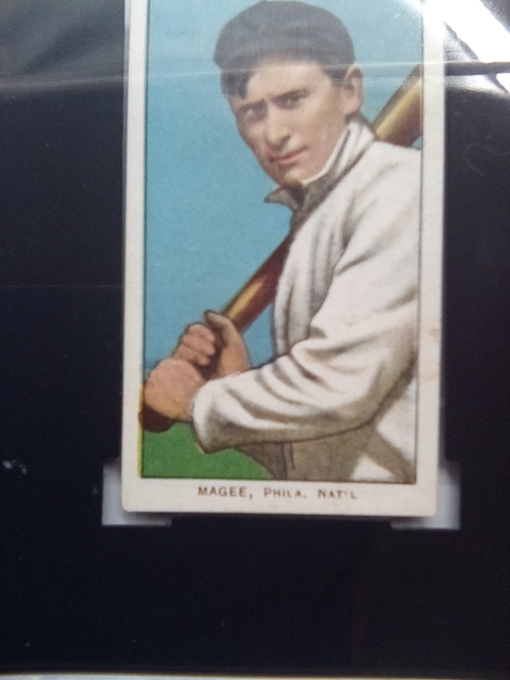 1909 T206 Sherry Magee Polar Bear Bat On Shoulder Phillies VARIATION ...