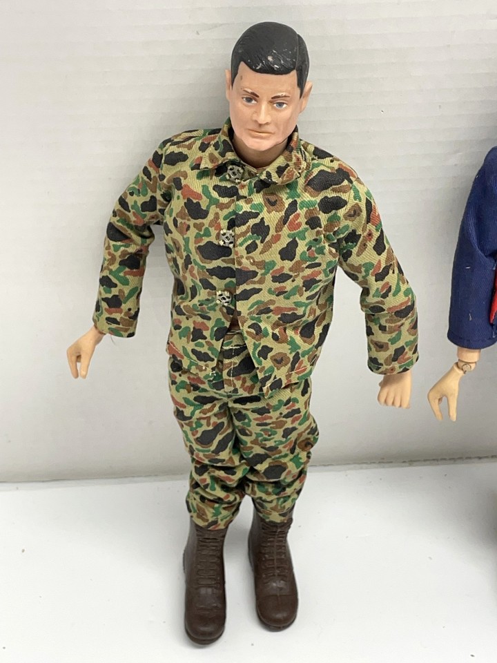 THREE VINTAGE ORIGINAL 1964 HASBRO 12 INCH GI JOE ACTION FIGURES LOT 3 ...
