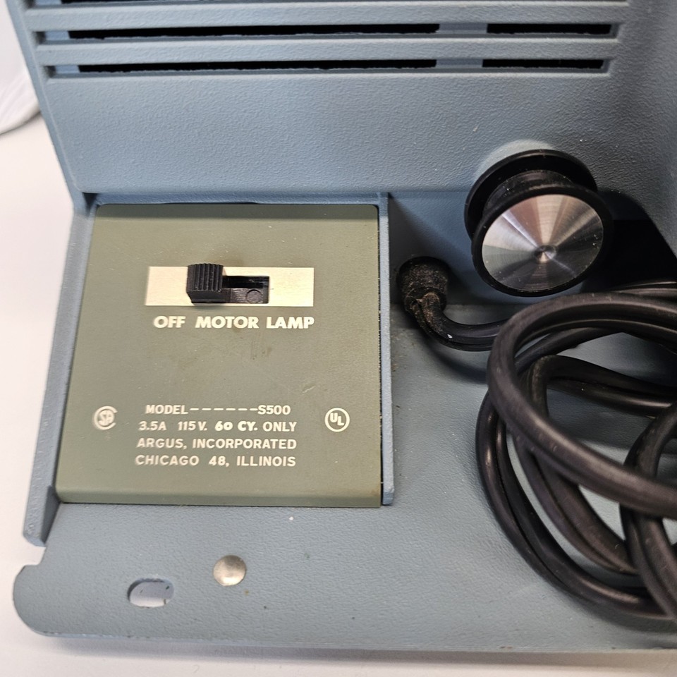 Vintage Argus Showmaster Model S 500 8mm Movie Projector - Tested ...