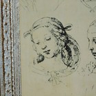 Gilded Wood Sketch Drawing Art Decor Handcrafted In Florence Italy STK ...