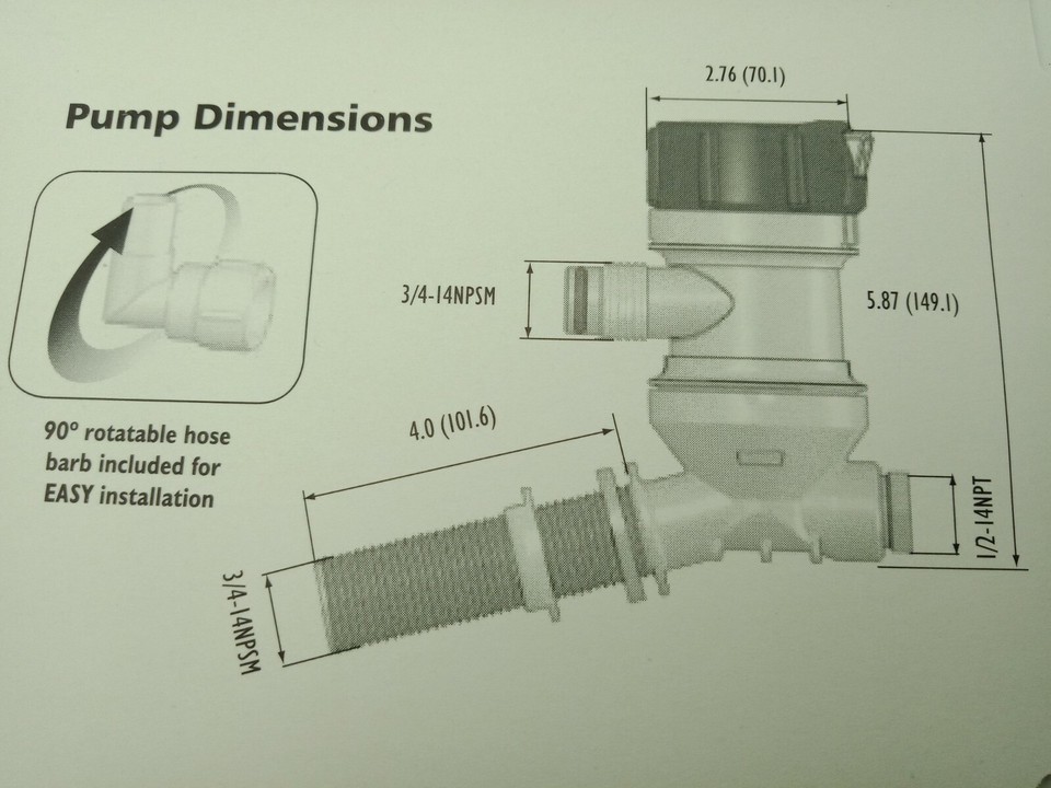 Bait Tank For Boat Complete 30 LT Rule Pump, Hoses & Livewell Fittings ...