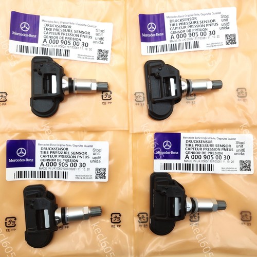 4Pcs OEM Mercedes-Benz CLS550 E350 E550 G550 TPMS Tire Pressure Sensor ...