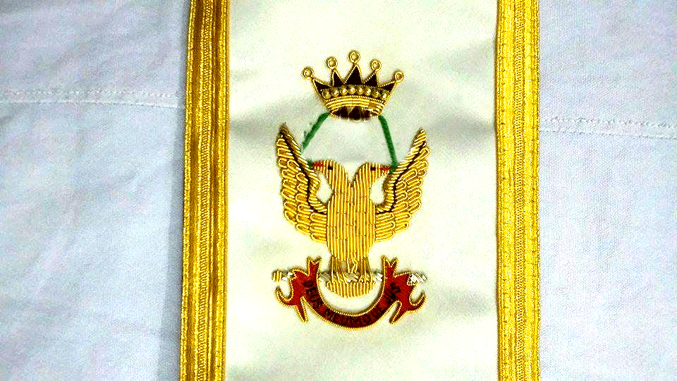 MASONIC REGALIA SCOTTISH RITE 33RD DEGREE SASH UP WING'S | eBay