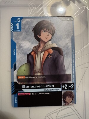 English Gundam Card Game Beta - Banagher Links GD01-088 | eBay