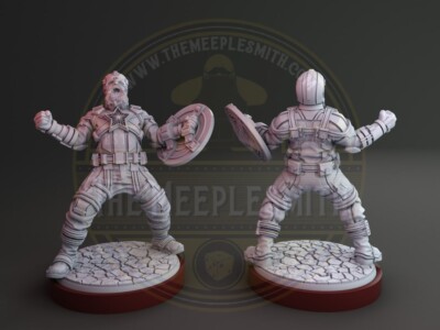 Red Defender miniature Fan Art for tabletop, board games, wargames ...