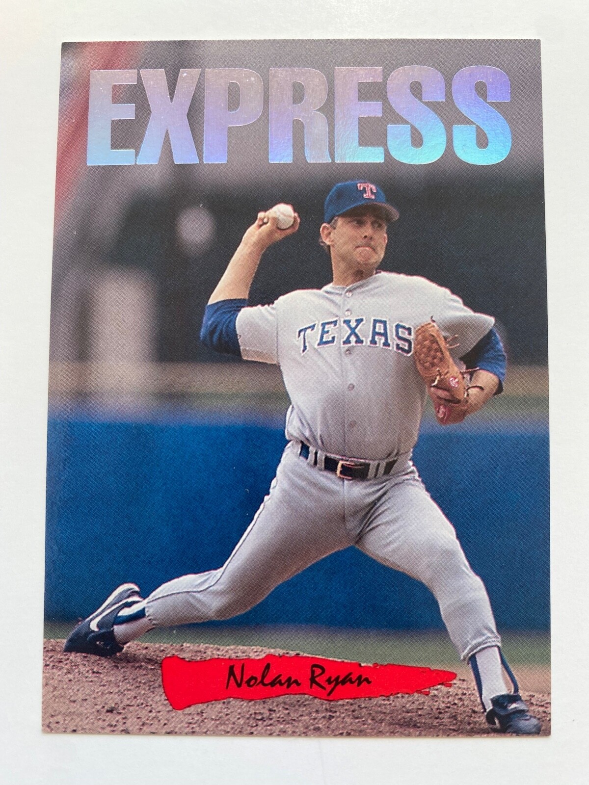 1993 Leaf Triple Play "EXPRESS" Nicknames Insert #7 of 10 NOLAN RYAN ...