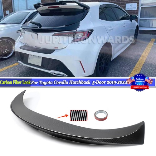 For 19-24 Toyota Corolla Hatch Rear Middle Spoiler Tailgate Mid Wing ...