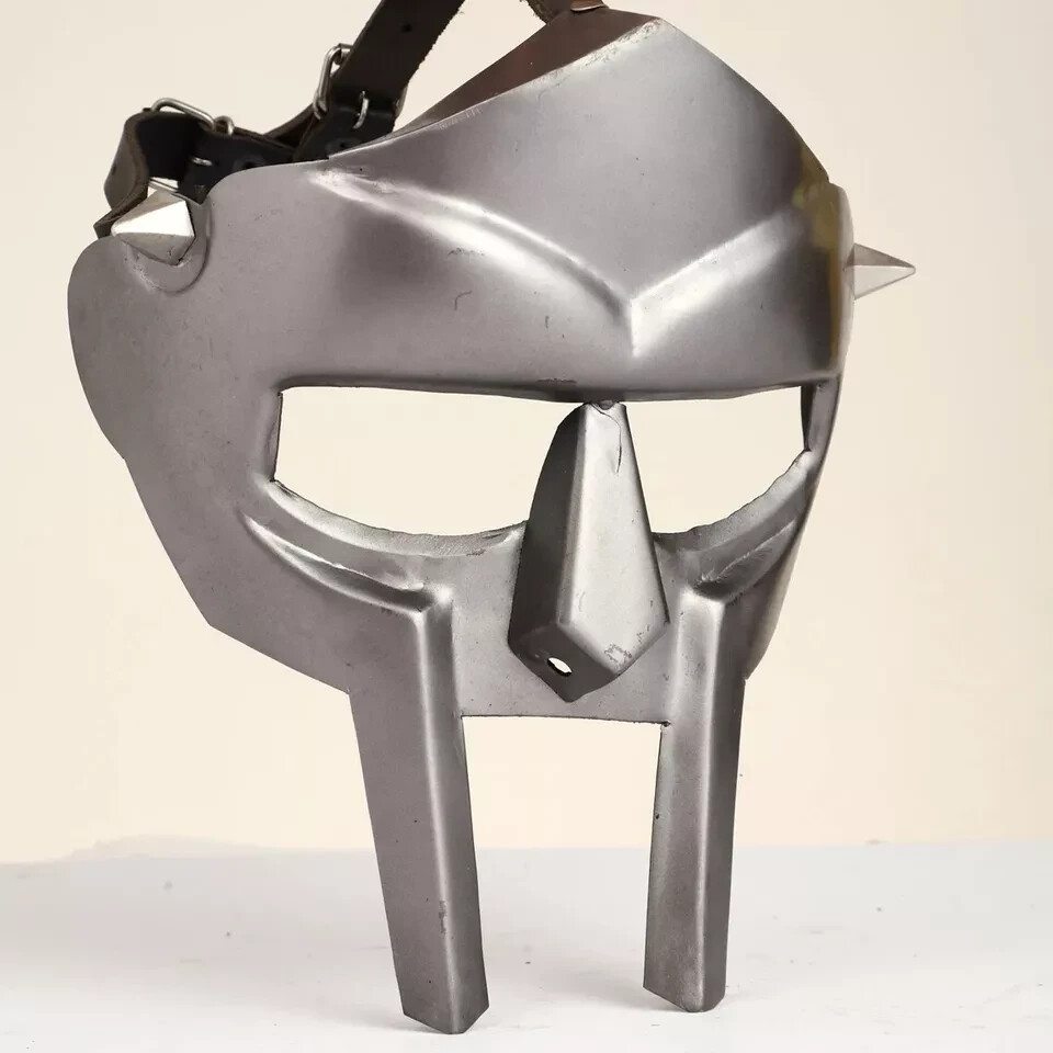 Mf Doom Face Mask Steel Mad Villain Halloween Costume Gifts for Him ...