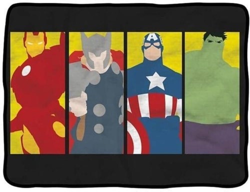 New Avengers Hulk Thor Throw Plush Throw Gift Blanket End Game Marvel ...