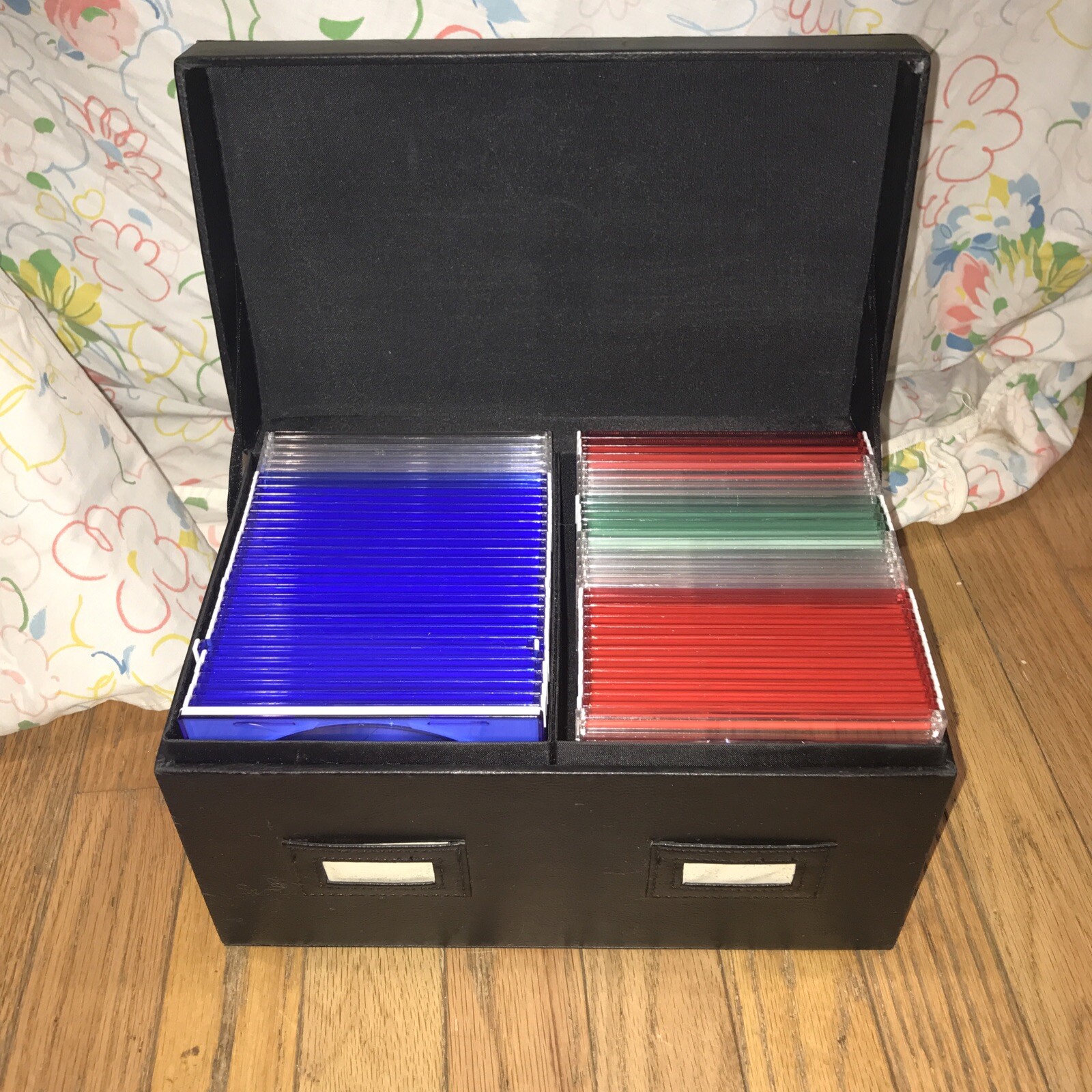 60 cd DVD storage case with individual cases And recorded Dvd-r movies ...